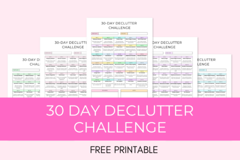 30 Day Declutter Challenge (FREE Printable) - Jessica Autumn